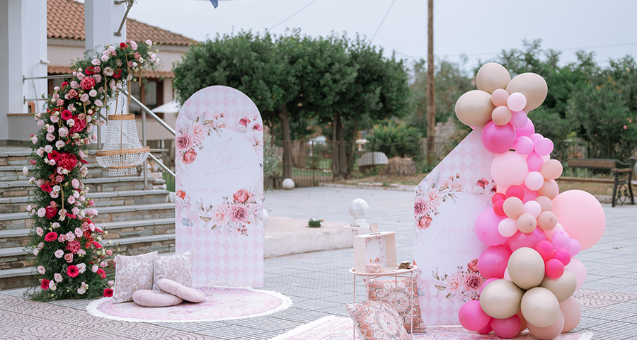 Προτάσεις για βάπτιση κοριτσιού με floral θέμα - EverAfter